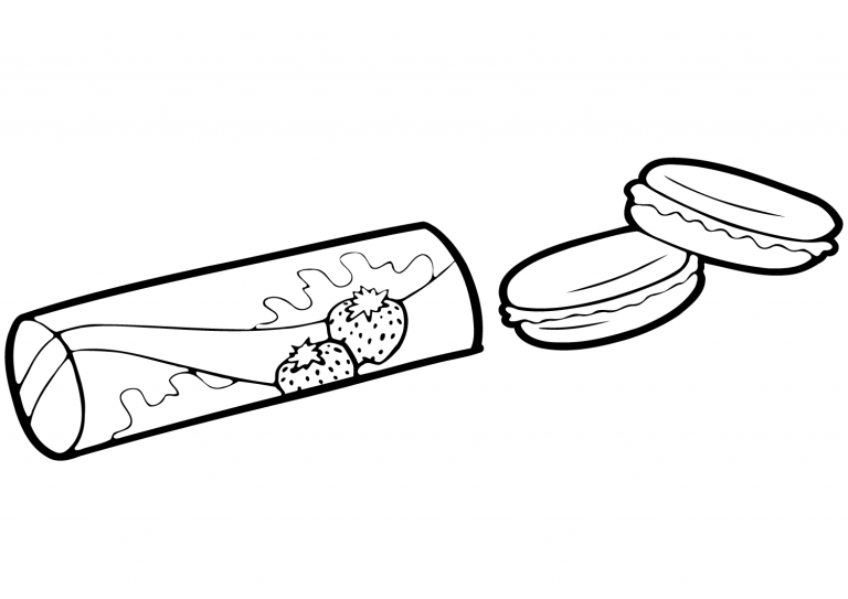 Biscuits coloring page - ColouringPages