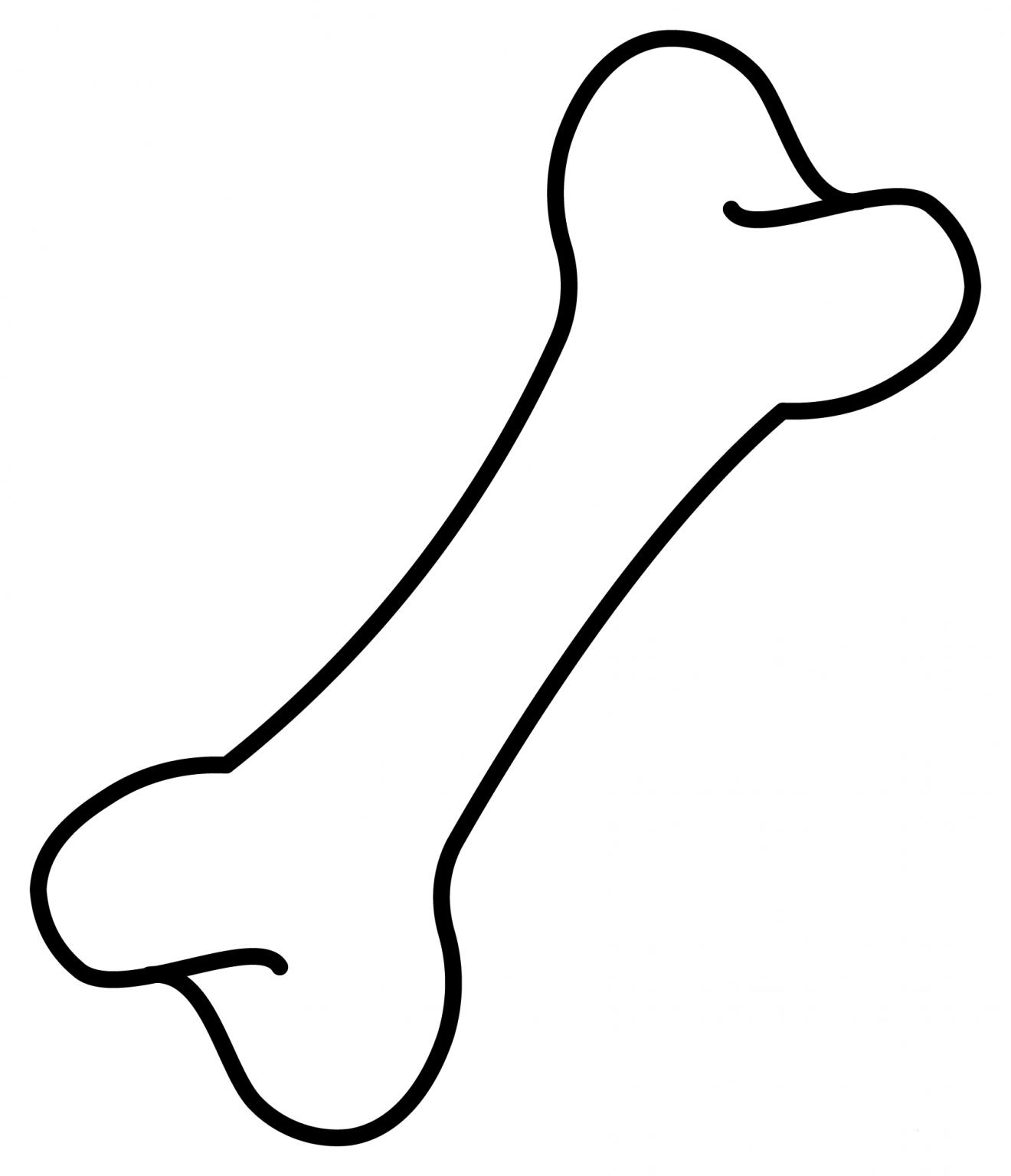 Bone Emoji coloring page - ColouringPages