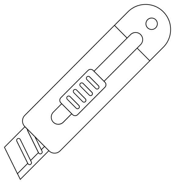 Box Cutter coloring page - ColouringPages