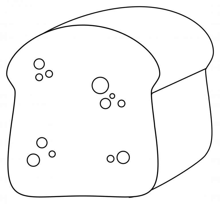 Bread coloring page - ColouringPages