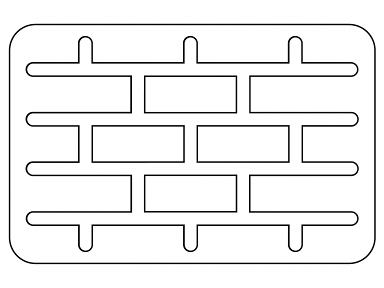 Brick Wall coloring page - ColouringPages
