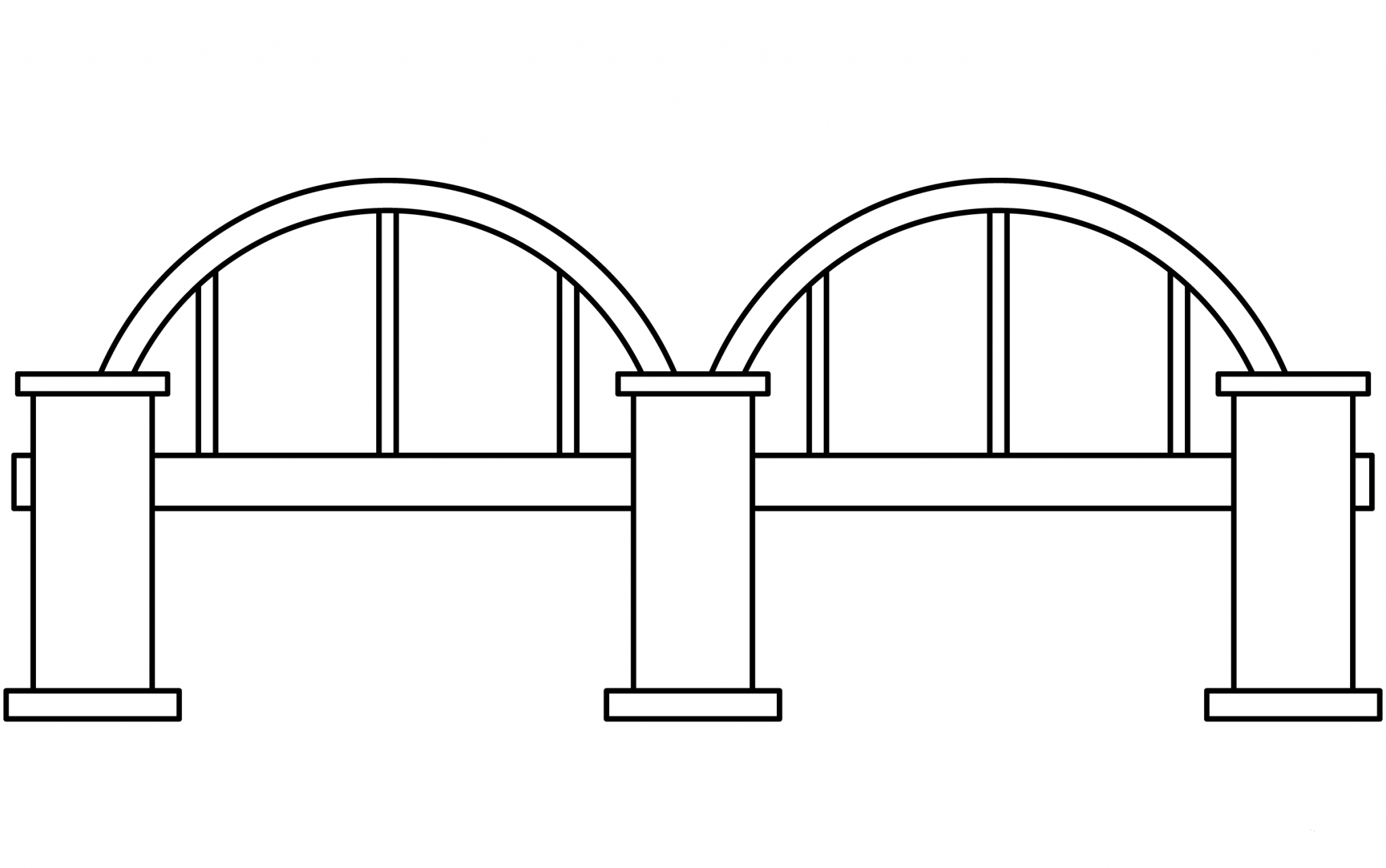 Bridge coloring page - ColouringPages