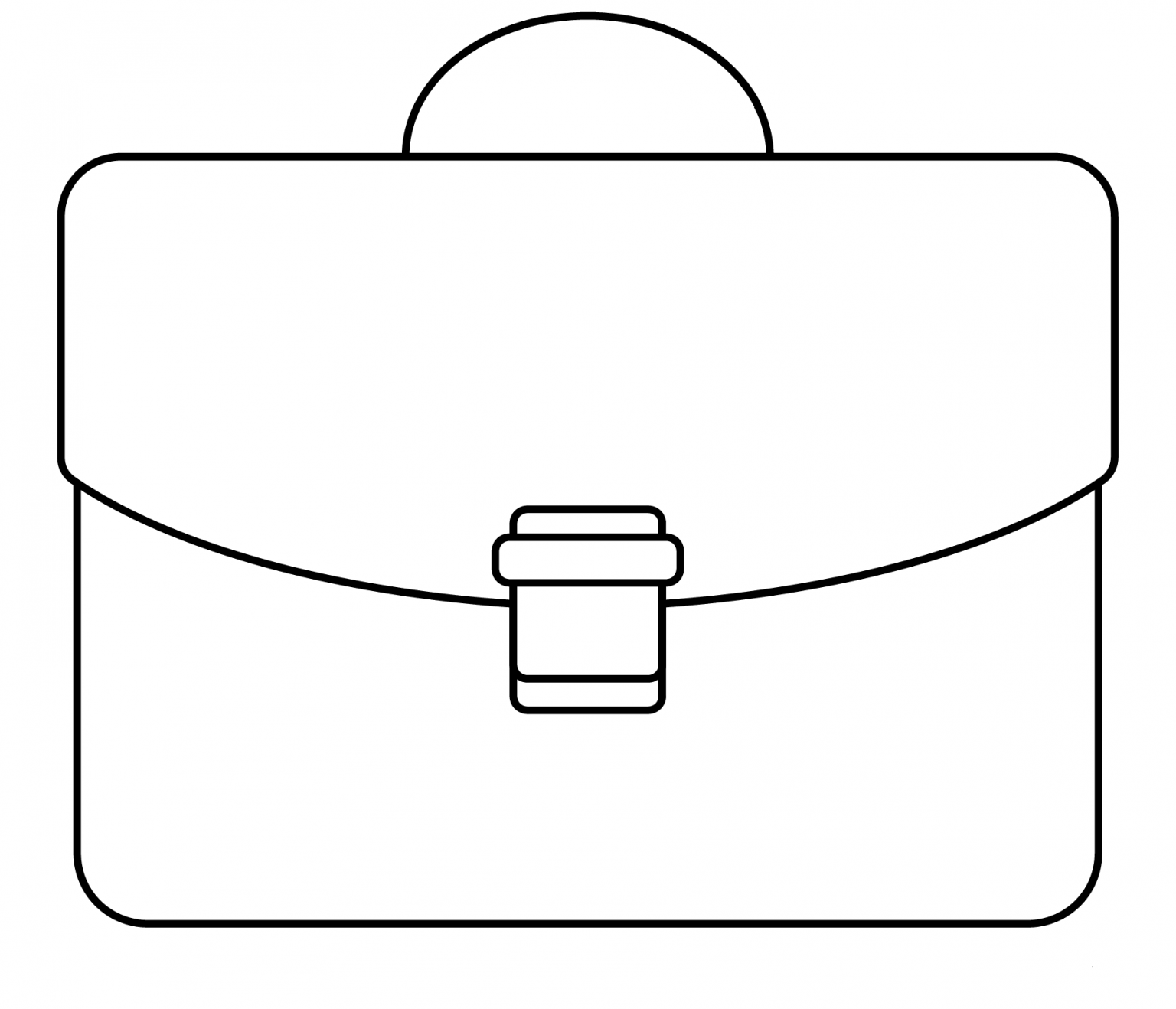 Briefcase Emoji coloring page - ColouringPages