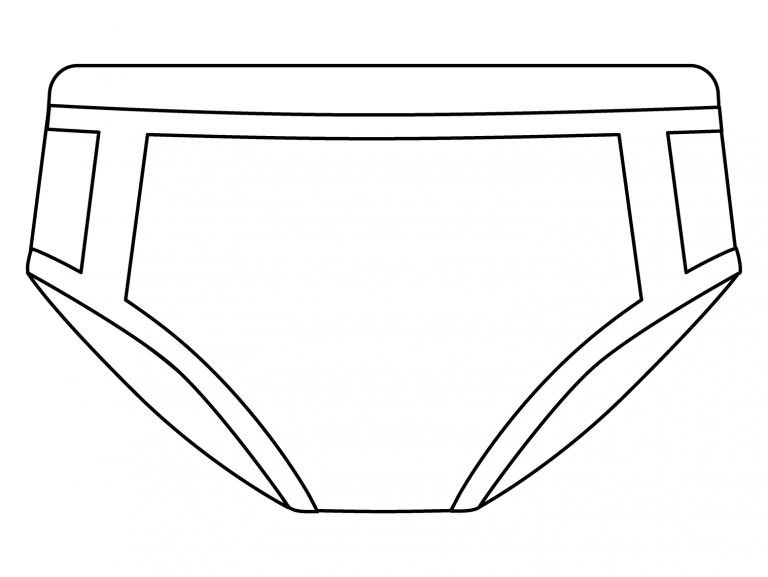 Briefs Emoji coloring page - ColouringPages