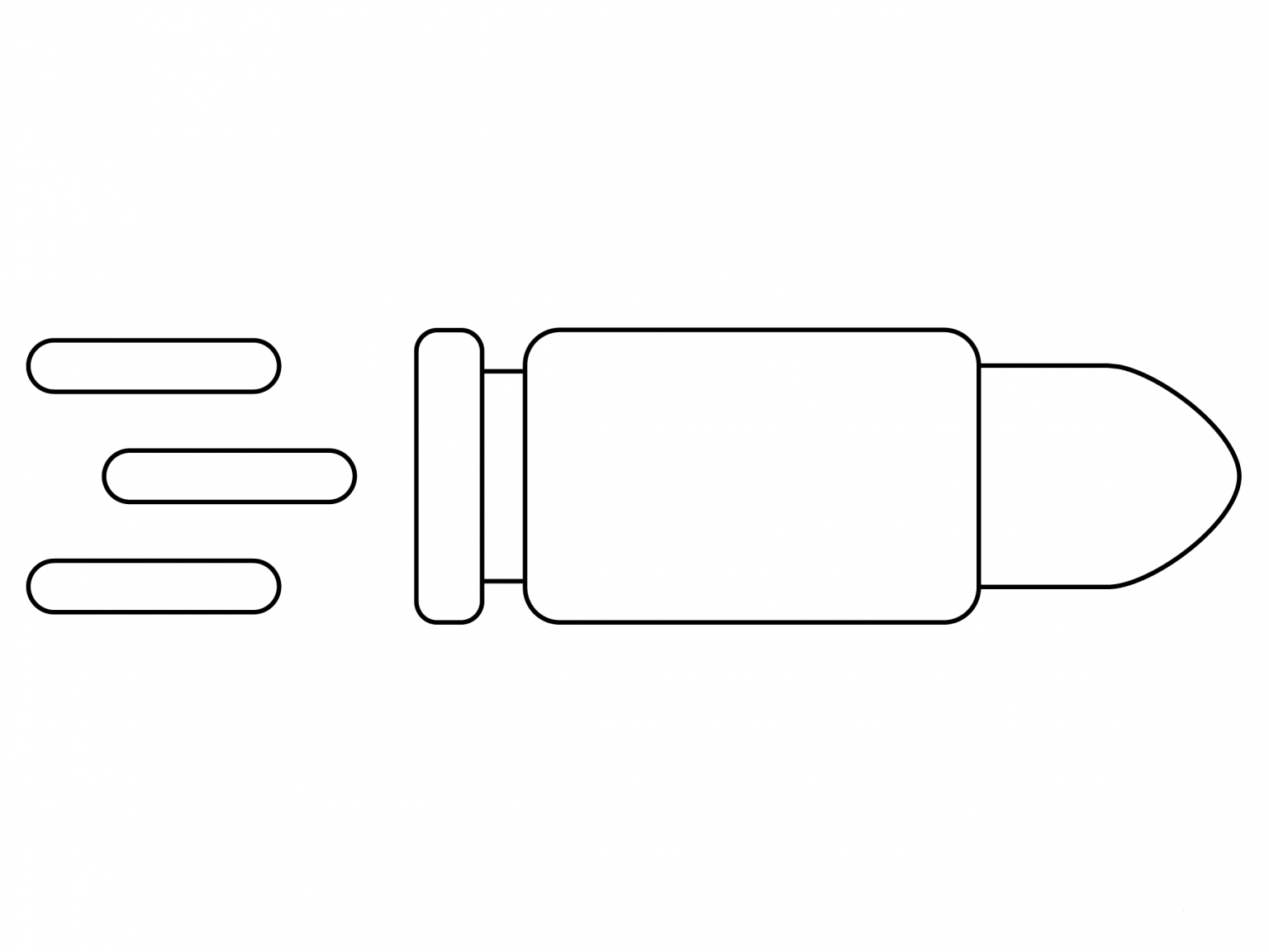 Bullet coloring page - ColouringPages