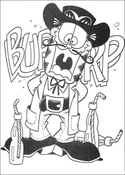 Burp coloring page - ColouringPages