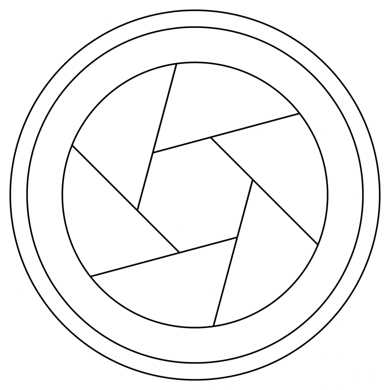 Camera Lens coloring page - ColouringPages