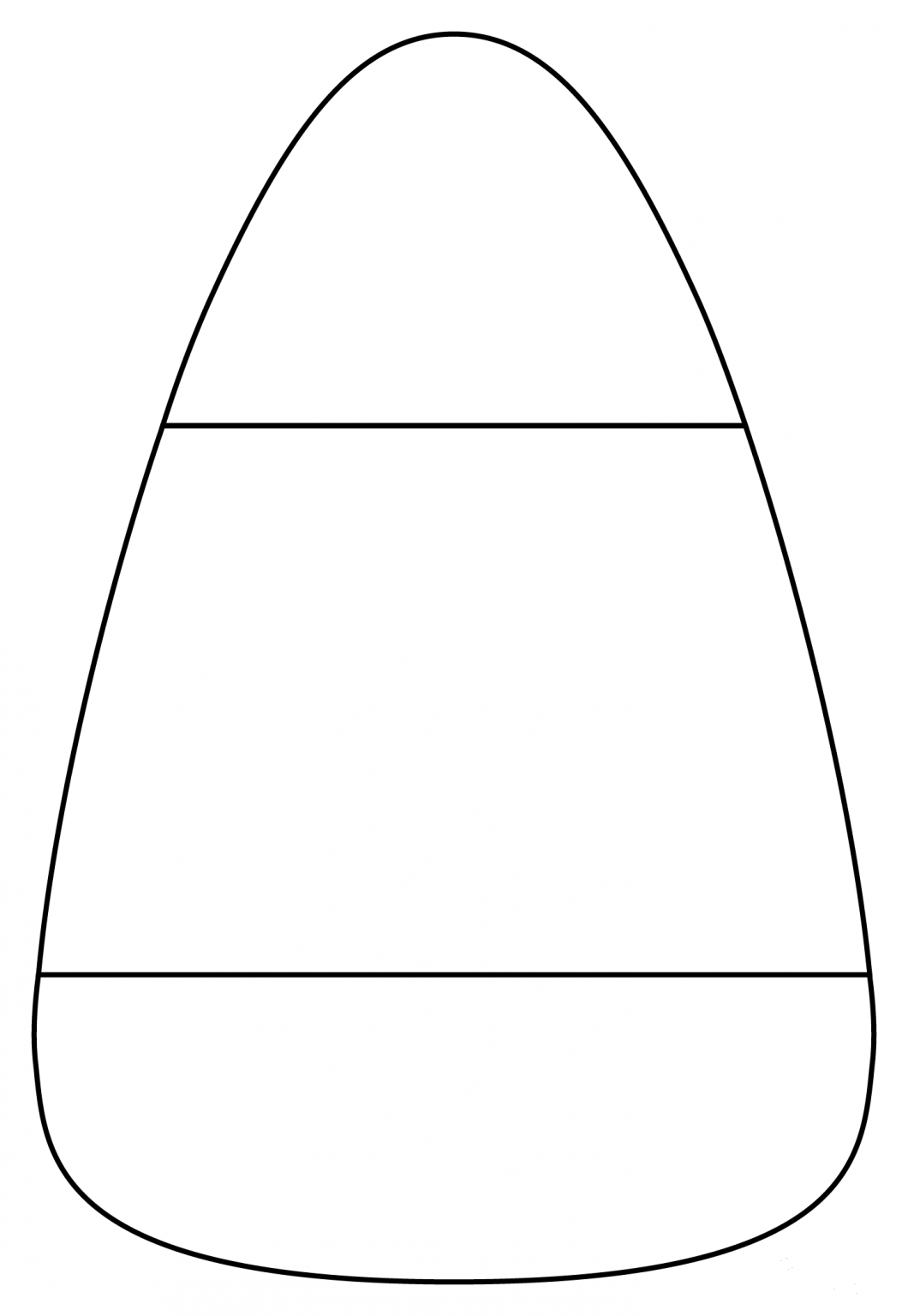 Candy Corn coloring page - ColouringPages