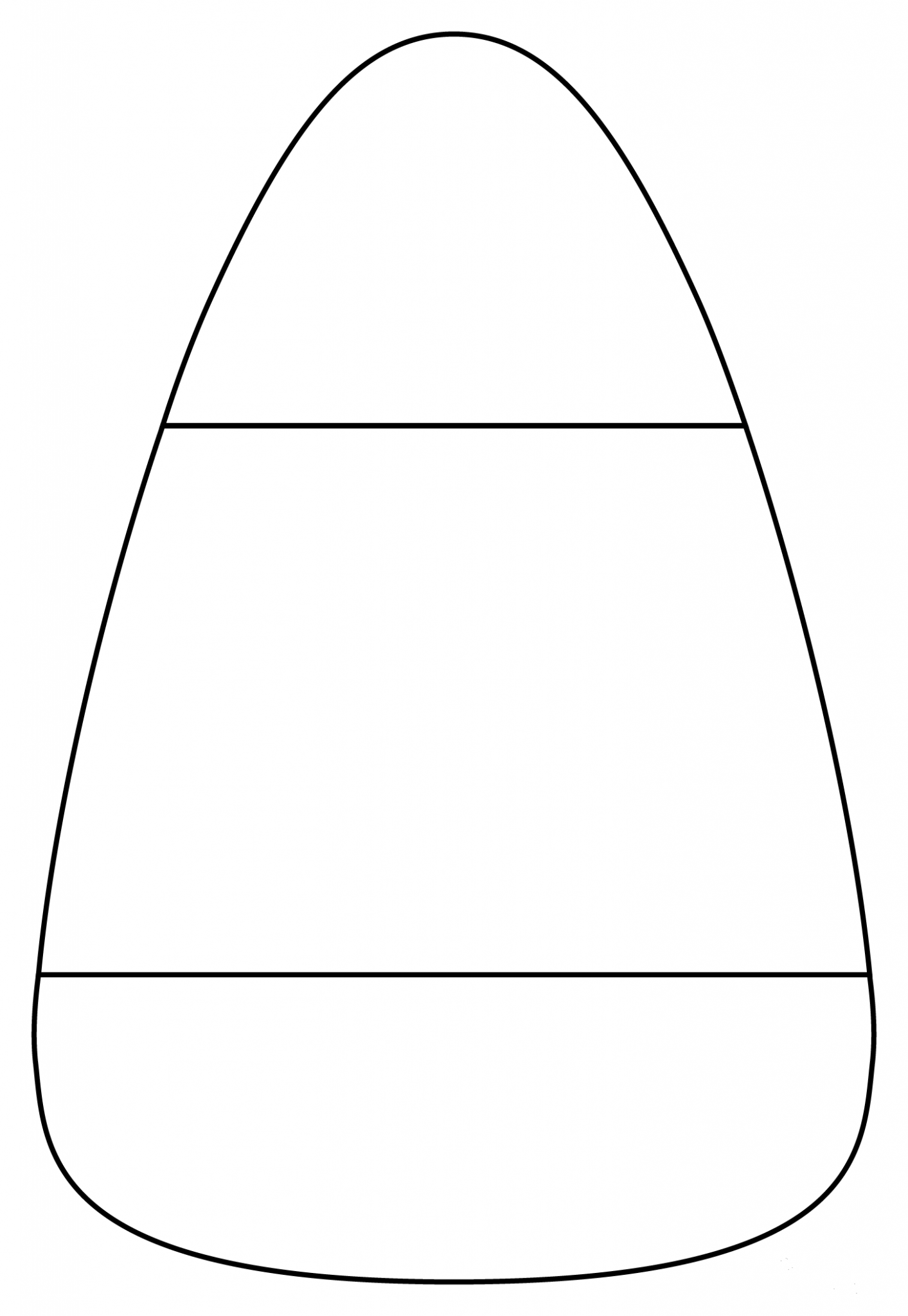 Candy Corn coloring page - ColouringPages