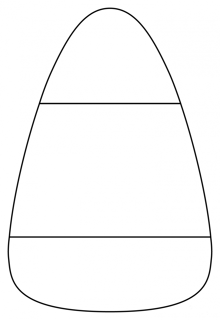 Candy Corn coloring page - ColouringPages