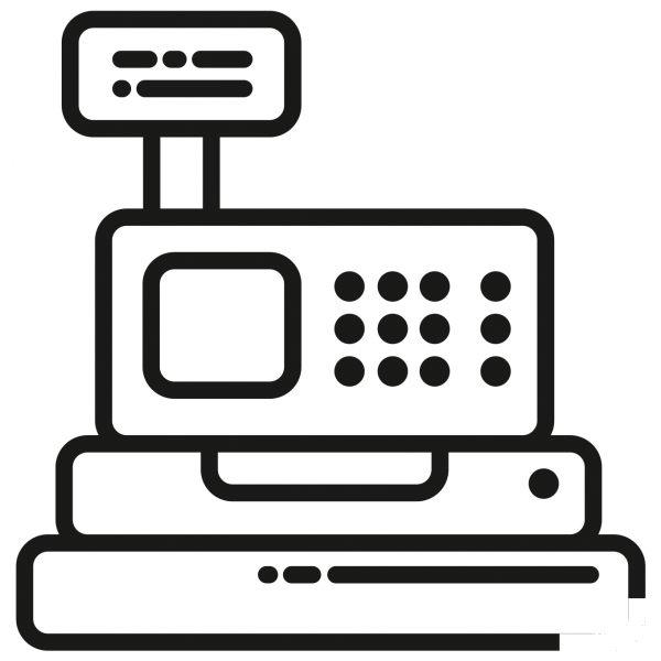 Cashier coloring page - ColouringPages