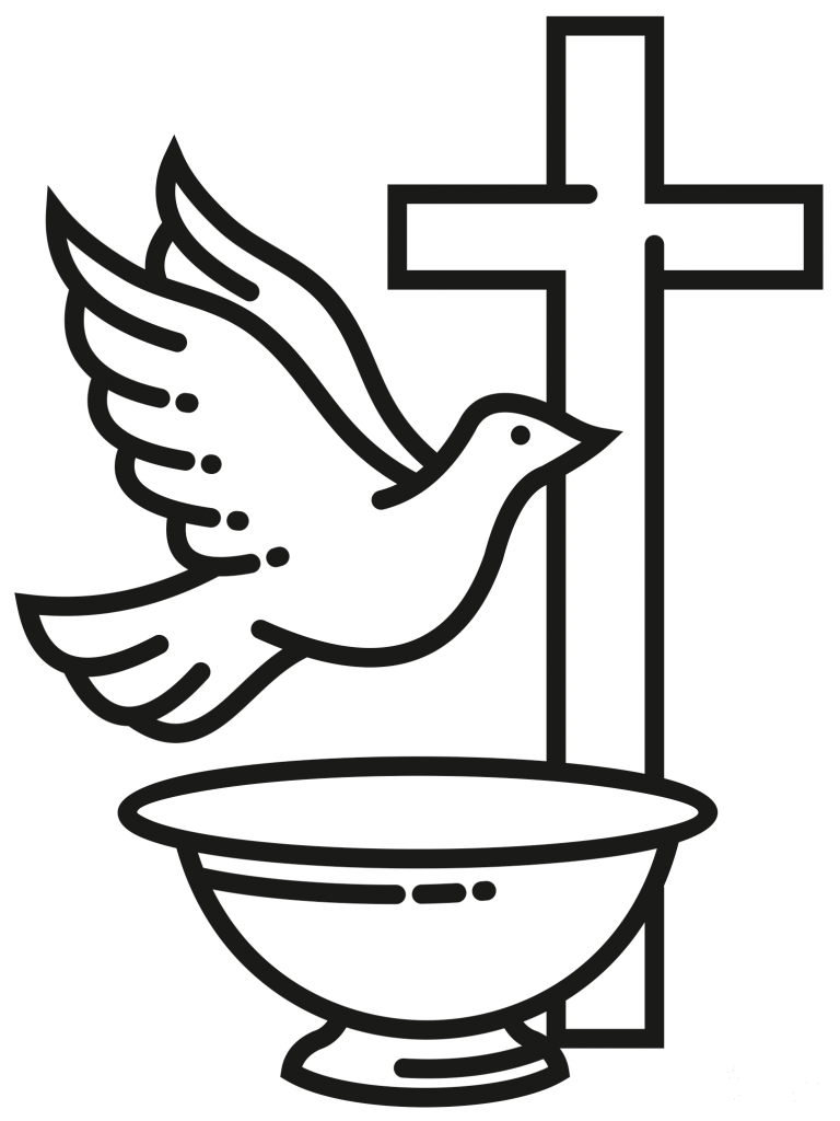 Catholic Baptism coloring page - ColouringPages