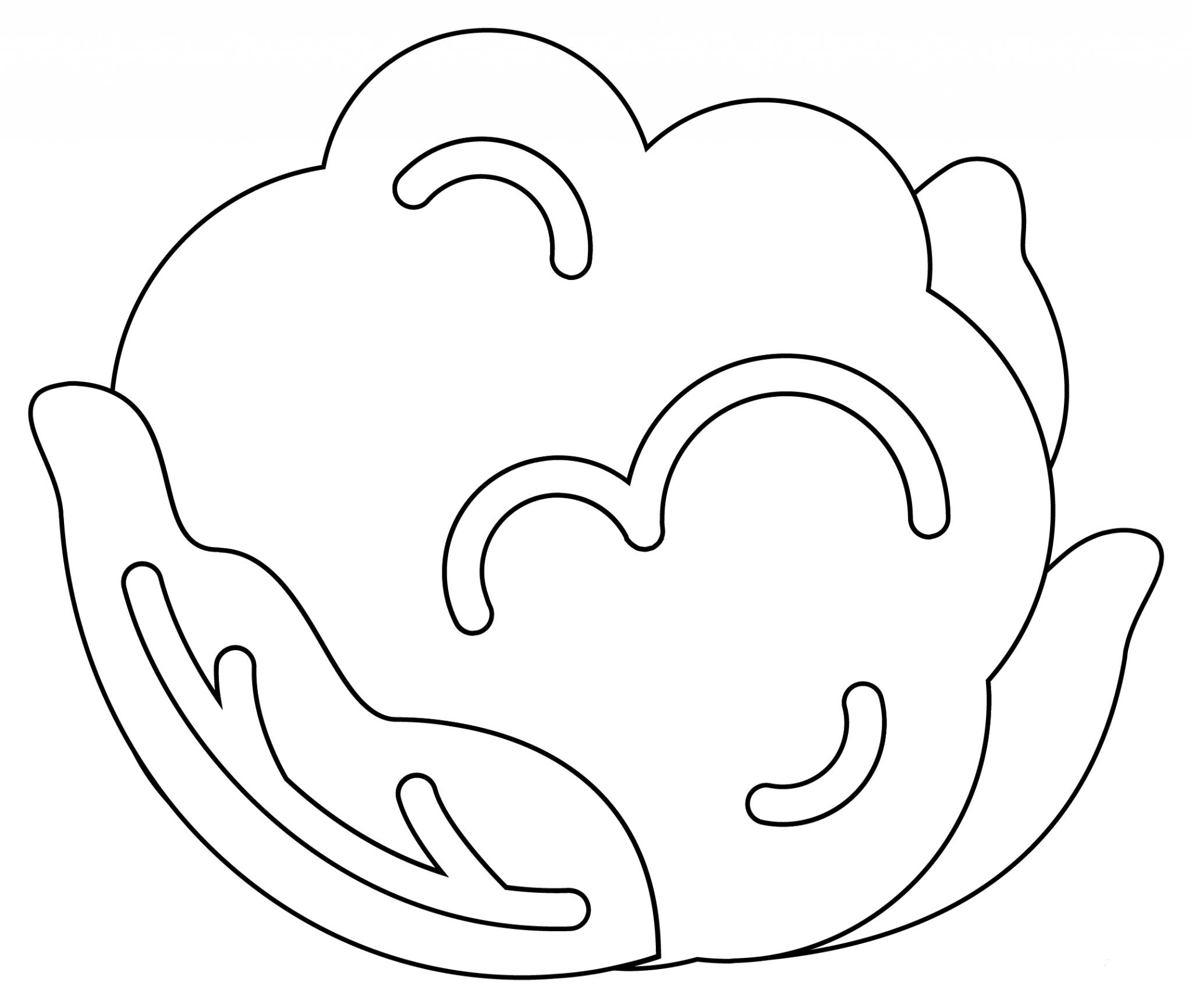 Cauliflower coloring page - ColouringPages