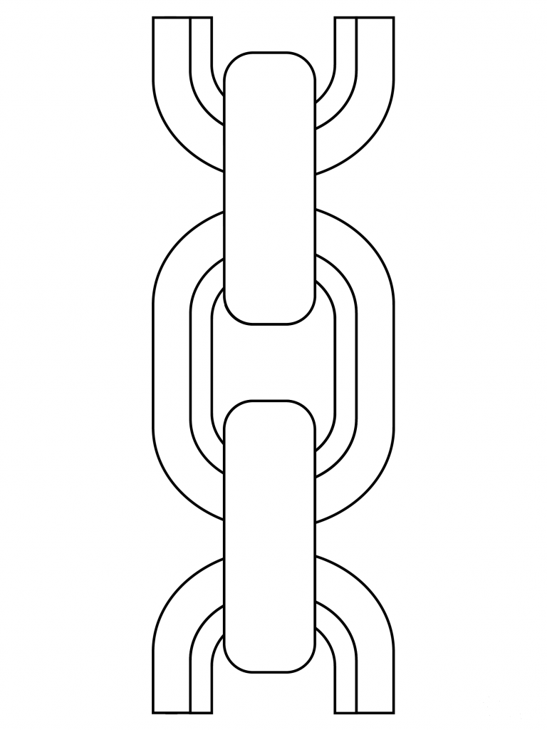 Chain coloring page - ColouringPages