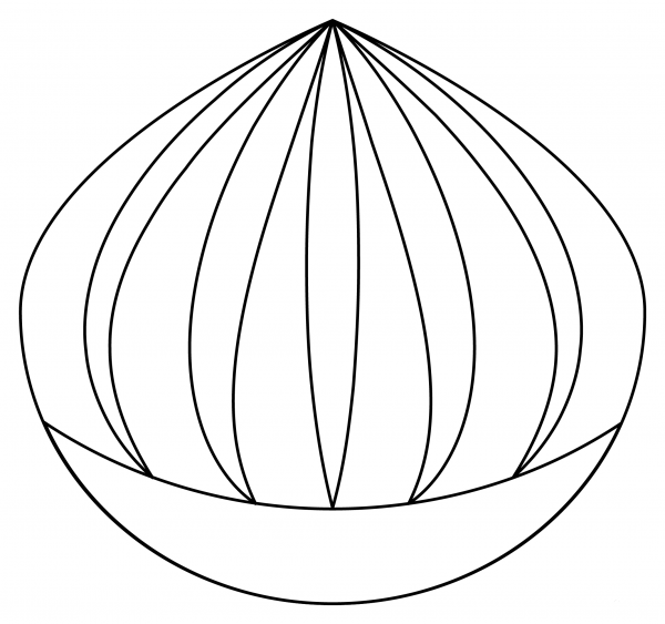 Chestnut coloring page - ColouringPages